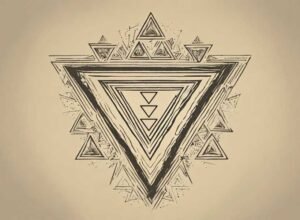 3 Upside Down Triangles Meaning: Upside-Down Triangle