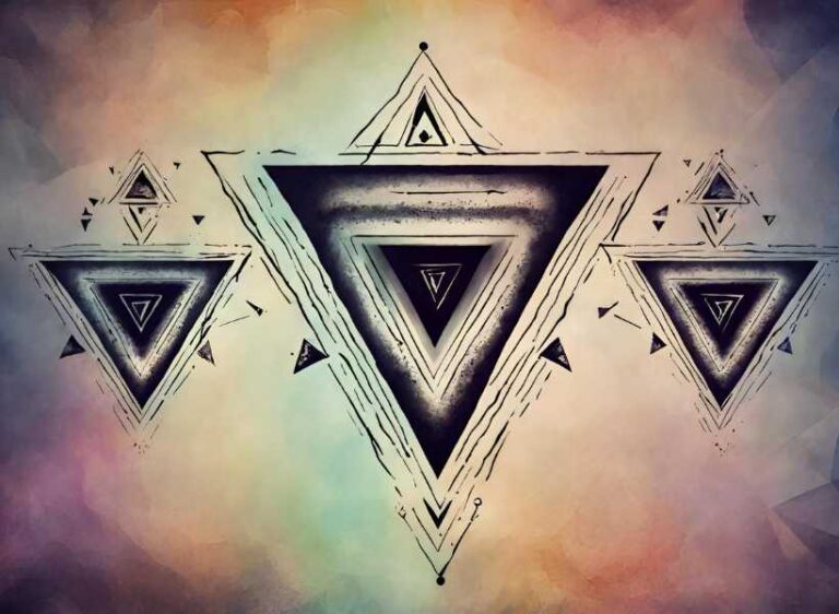 3 Upside Down Triangles Meaning: Upside-Down Triangle