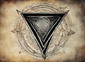 3 Upside Down Triangles Meaning: Upside-Down Triangle