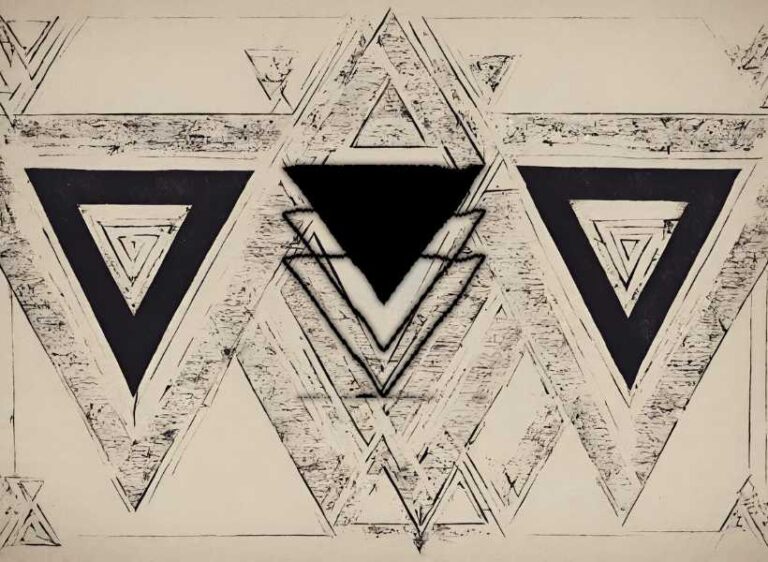3 Upside Down Triangles Meaning: Upside-Down Triangle