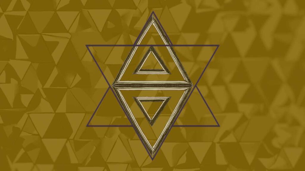 Two Triangles One Upside Down Meaning: Double Triangle