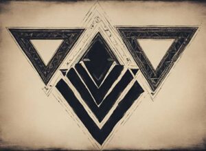 3 Upside Down Triangles Meaning: Upside-Down Triangle